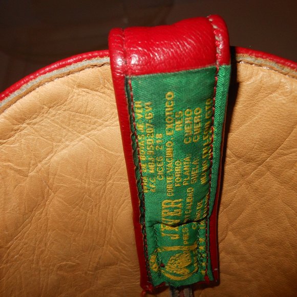 BOTAS JE-VER | Shoes | Botas Jever Red Genuine Leather Boots Size 24 2 ...